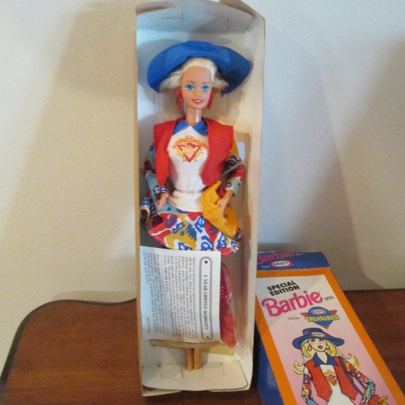 Barbie | Toys | Nib 9s Special Edition Barbie Doll From Kraft Treasures ...